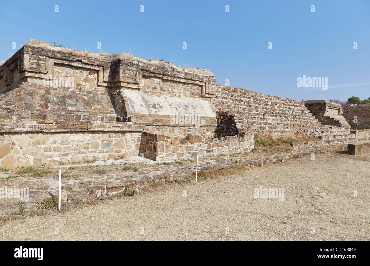 The stunning hilltop ruins of Monte Alban, the former Zapotec capital ...