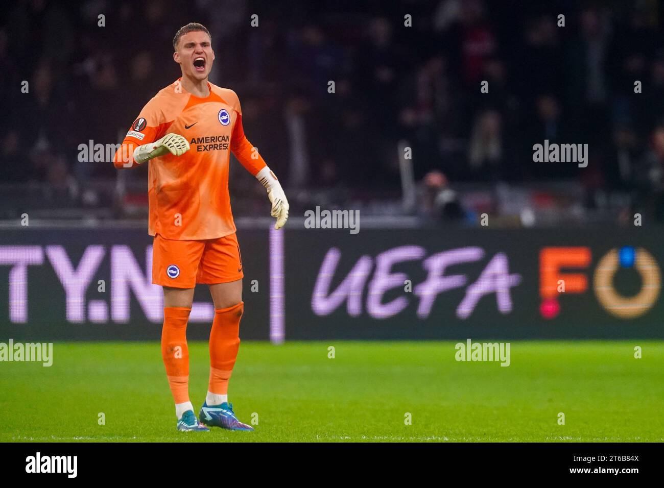 Brighton goalkeeper bart verbruggen hi-res stock photography and images ...
