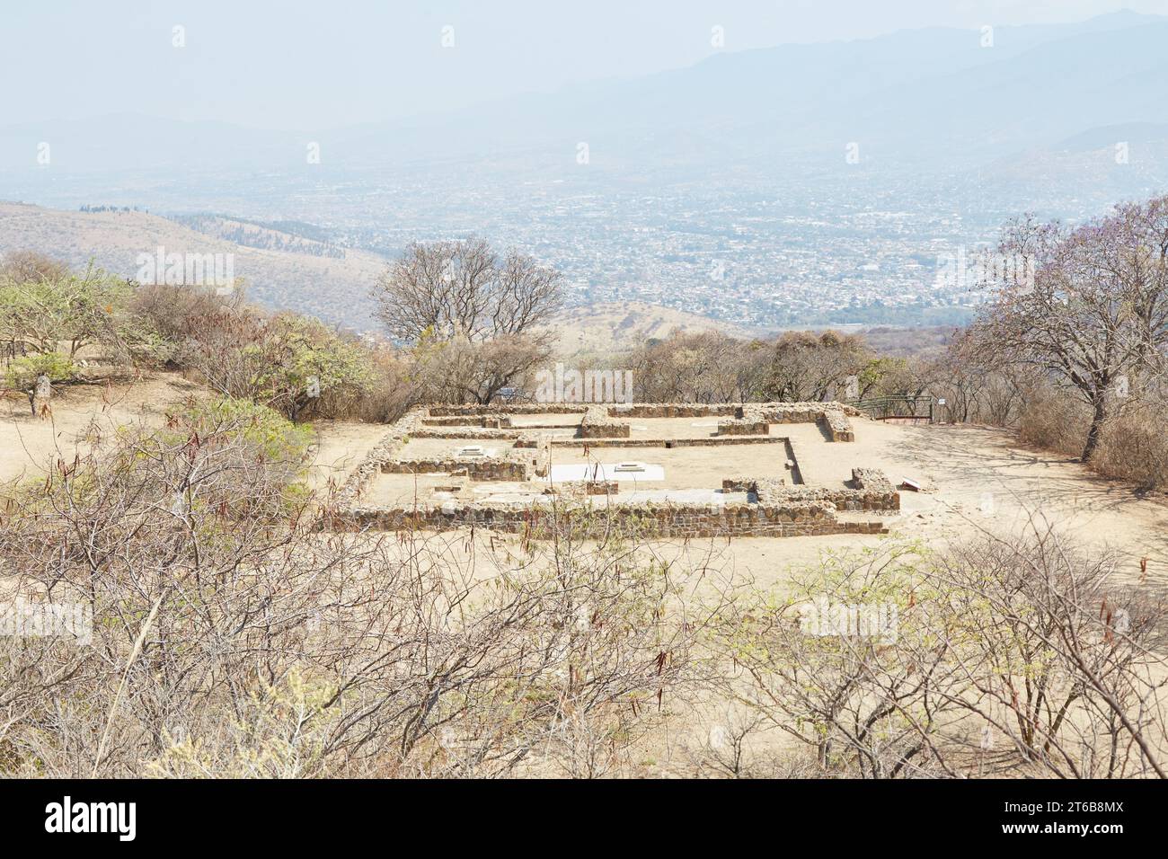 The stunning hilltop ruins of Monte Alban, the former Zapotec capital ...