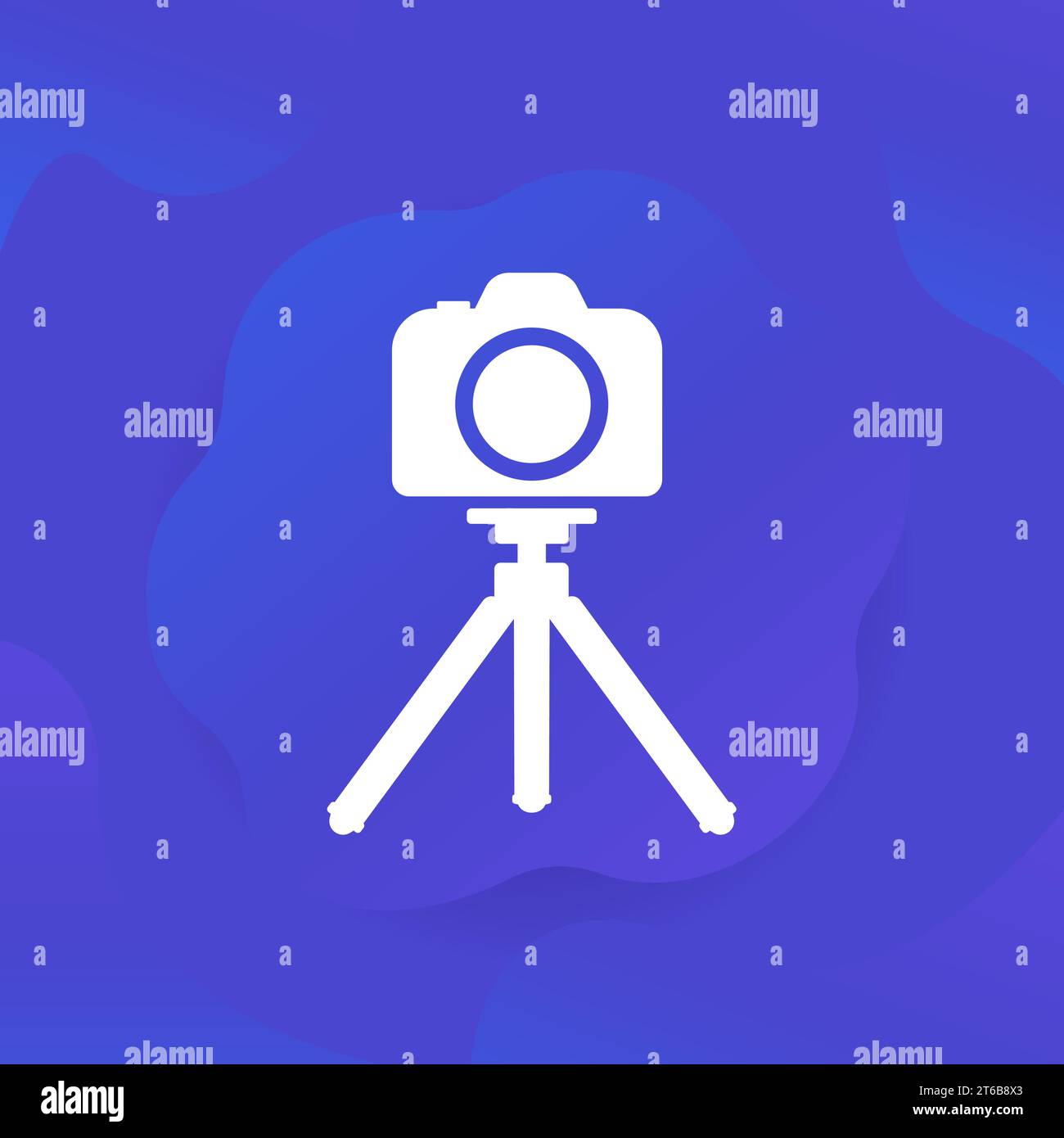 Camera on tripod icon, vector Stock Vector Image & Art - Alamy