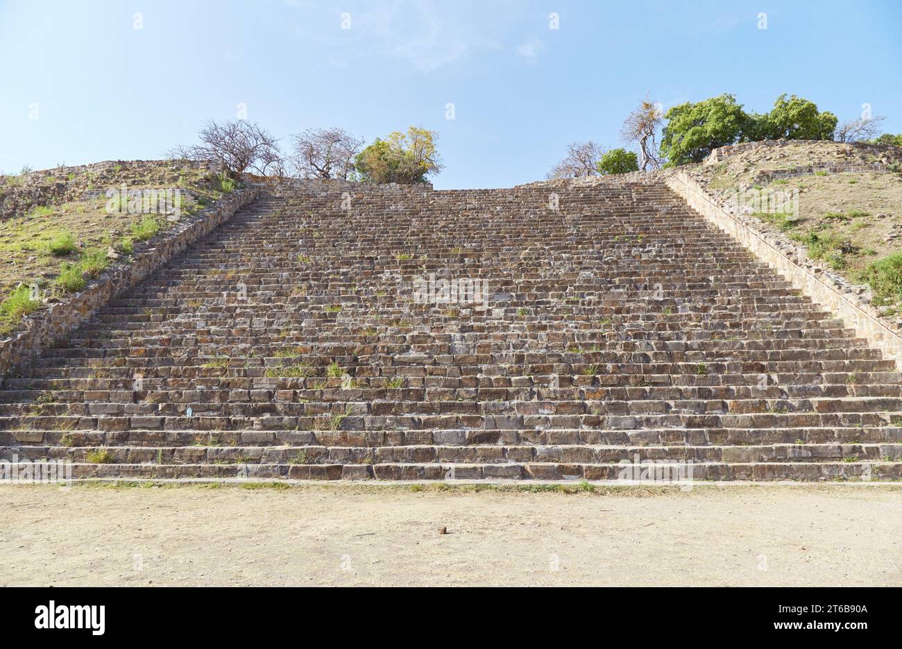 The stunning hilltop ruins of Monte Alban, the former Zapotec capital ...