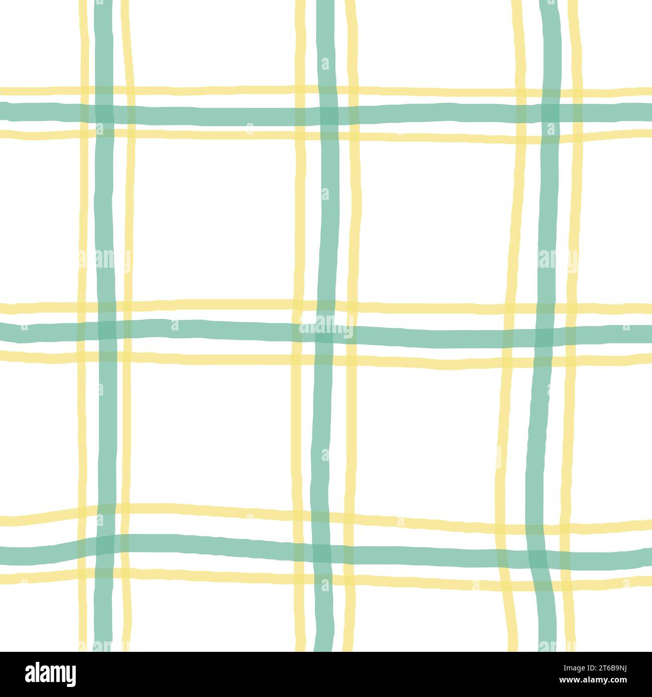 Delicate Cottagecore cute Plaid Checks Vector Pattern. Homestead ...
