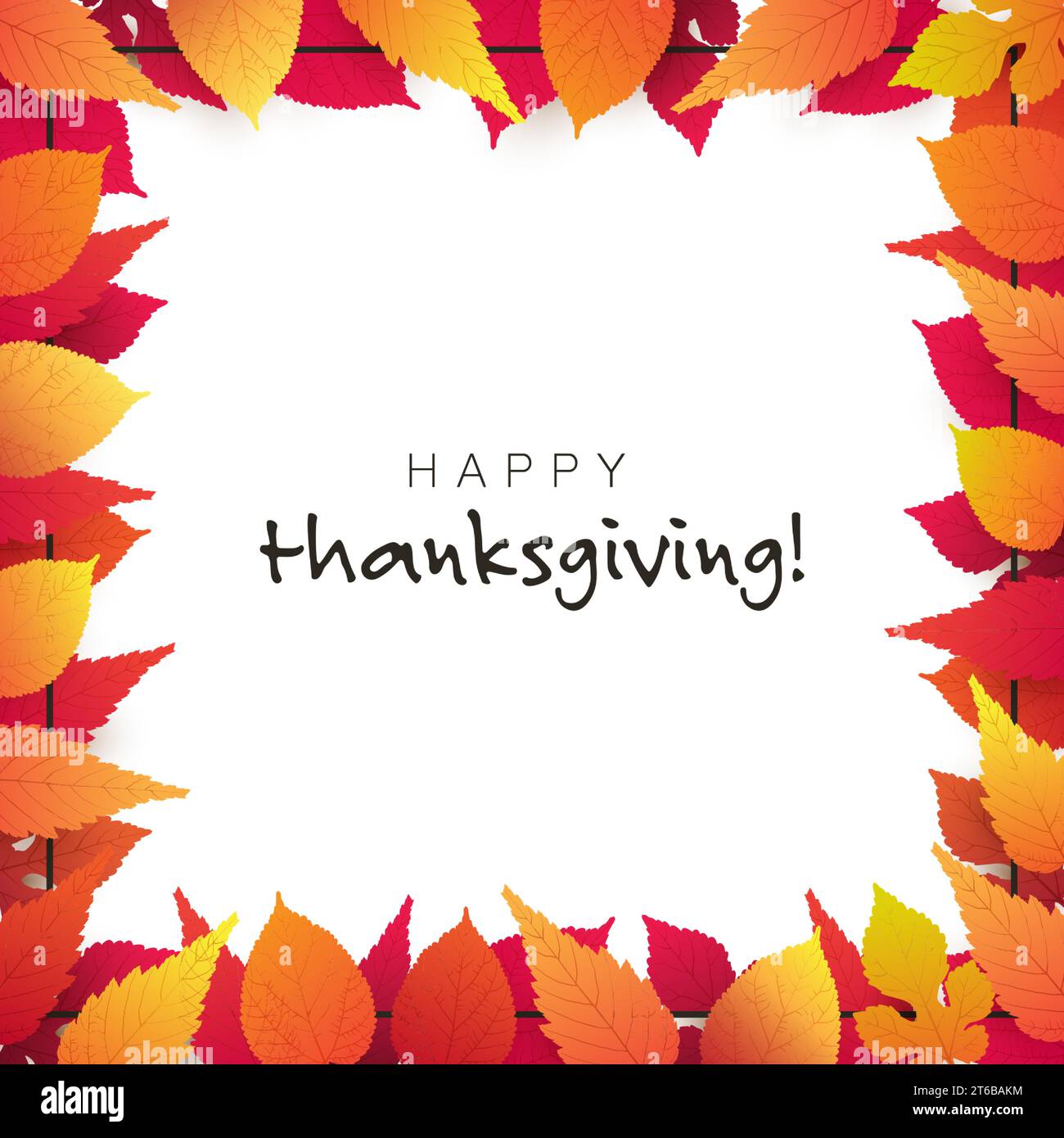 Colorful Happy Thanksgiving Card Layout, Advertising Design Template ...