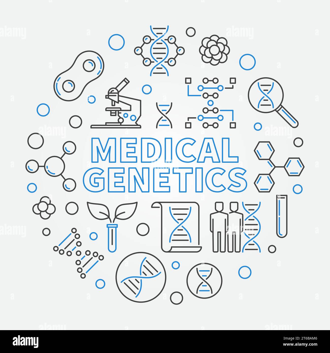 Genomic testing Stock Vector Images - Alamy