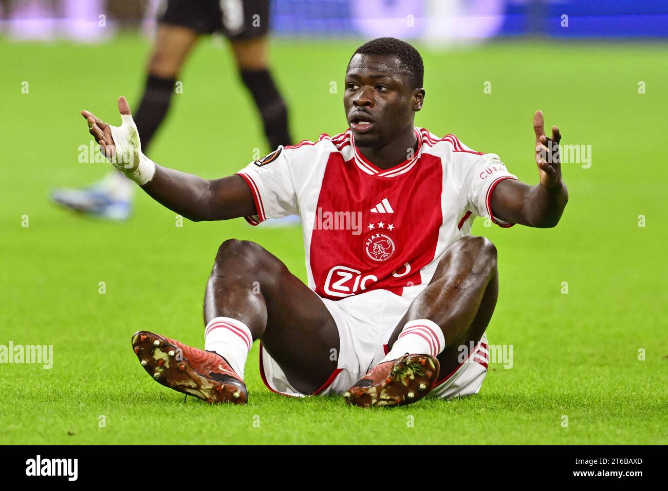 AMSTERDAM - Brian Brobbey of Ajax during the UEFA Europa League Group B ...