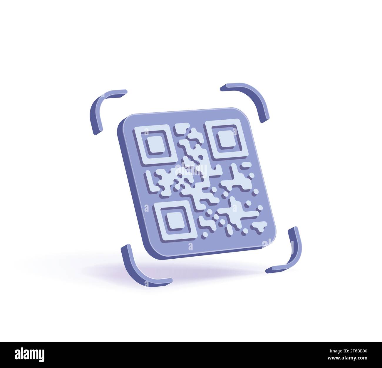 Modern qr code, great design for any purposes. Computer technology ...