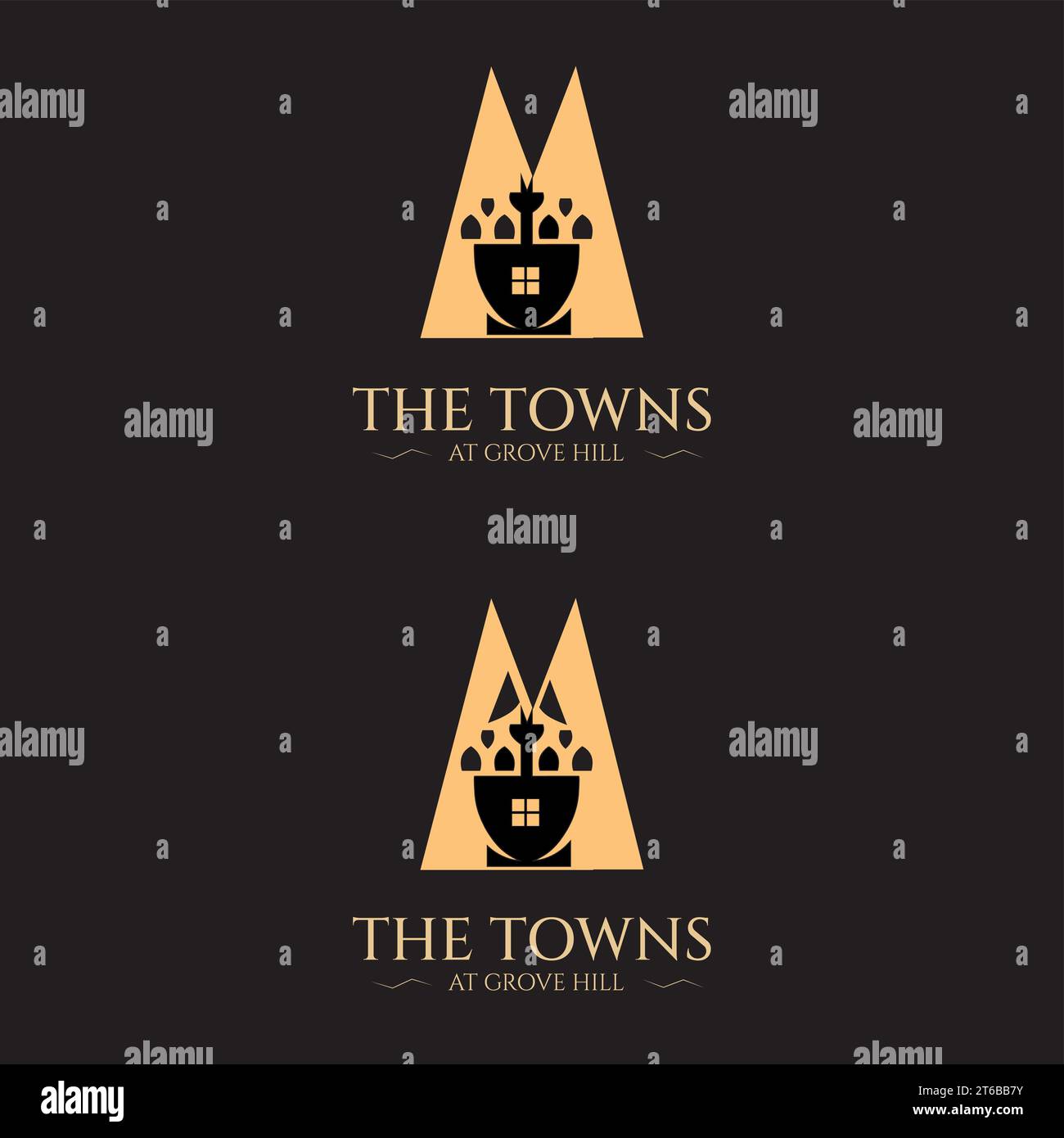 Real state logo hi-res stock photography and images - Alamy