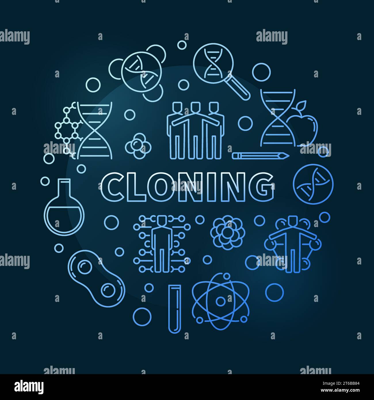 Clone cloning clones Stock Vector Images - Alamy