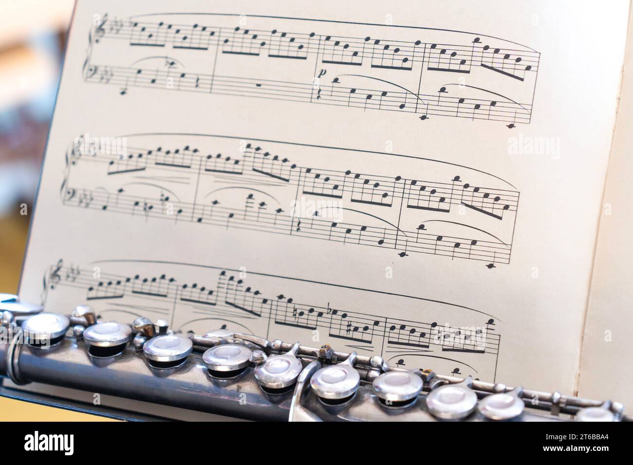 Silver flute hi-res stock photography and images - Alamy