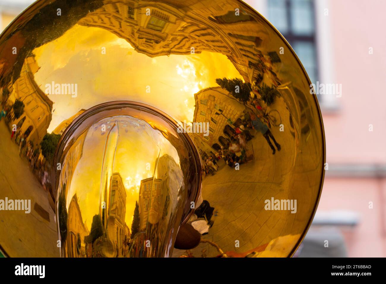 Tuba brass reflection hi-res stock photography and images - Alamy