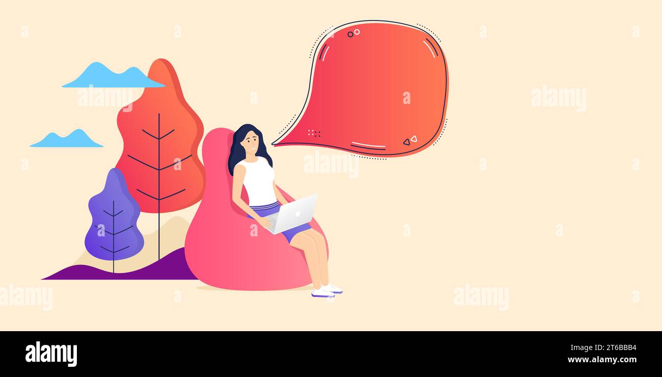 Young freelancer hand in Stock Vector Images - Alamy