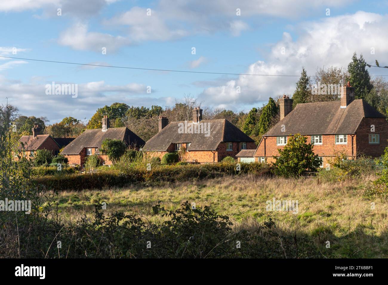 Houses in Hyde Estate Hoadlands in Handcross village, West Sussex ...