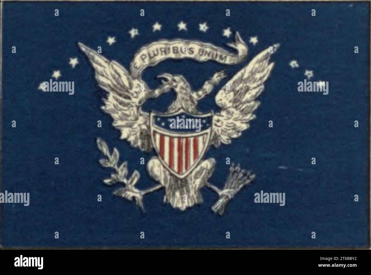US Presidential Flag Navy 1882 Stock Photo - Alamy