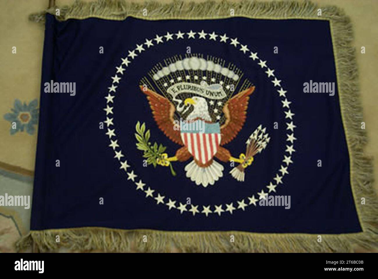 US Presidential Flag Carter Library Stock Photo - Alamy