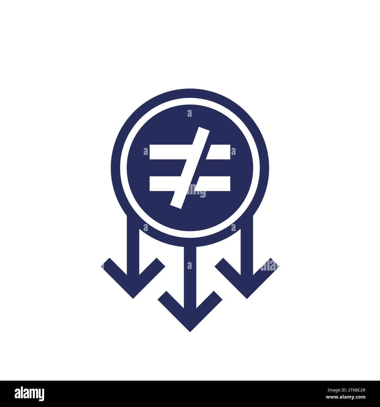 Reducing inequality icon, vector sign Stock Vector Image & Art - Alamy