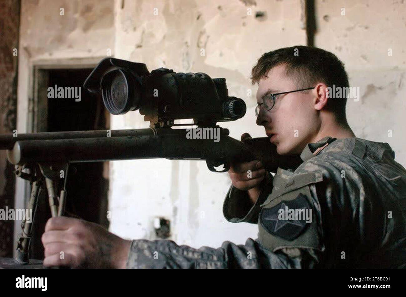 Us sniper haifa street Stock Photo - Alamy