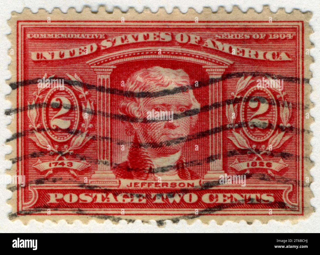 US stamp 1904 2c Louisiana Purchase Expo Stock Photo - Alamy
