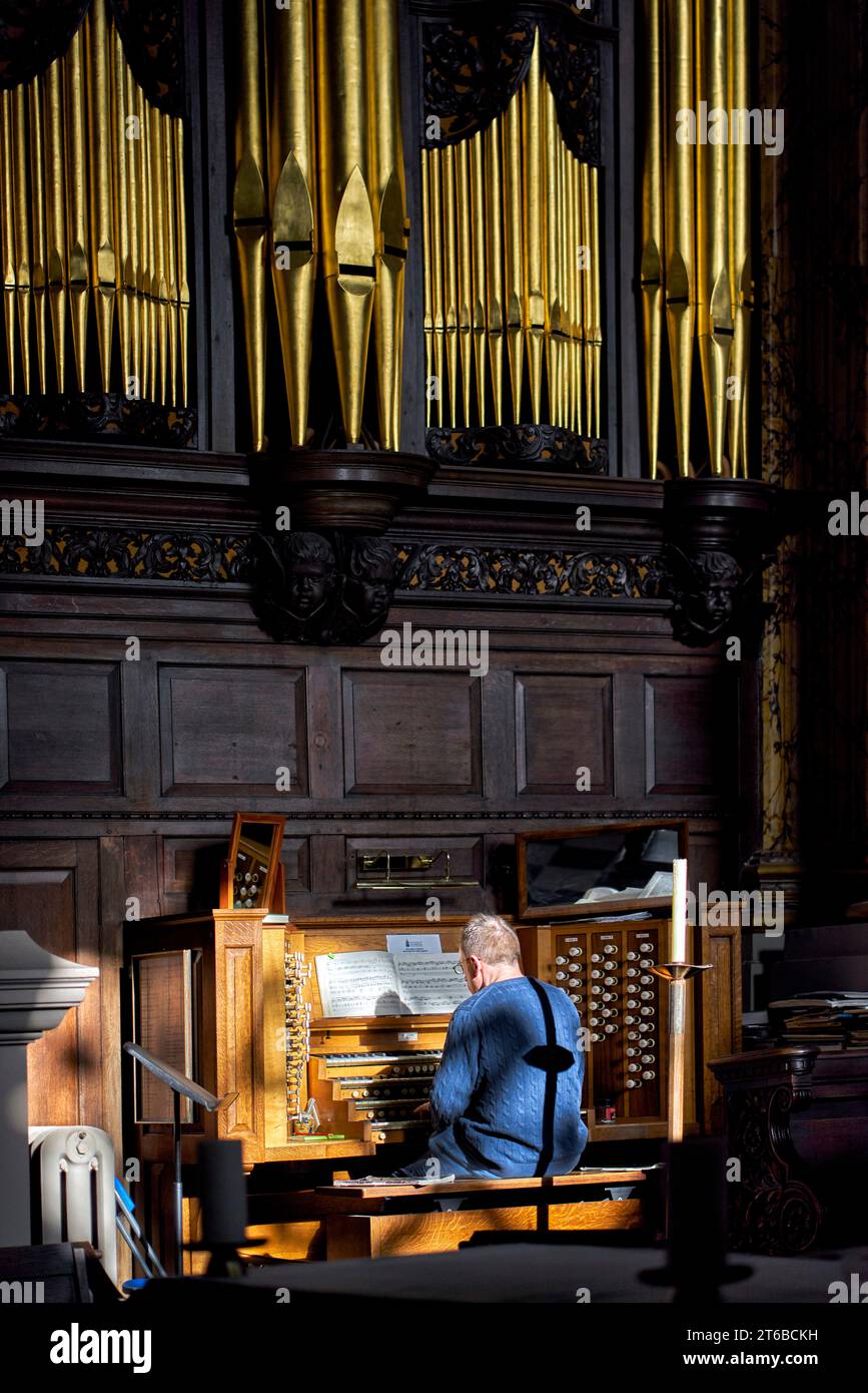 Organist church. St. Philip's Cathedral Birmingham , Cathedral Square ...