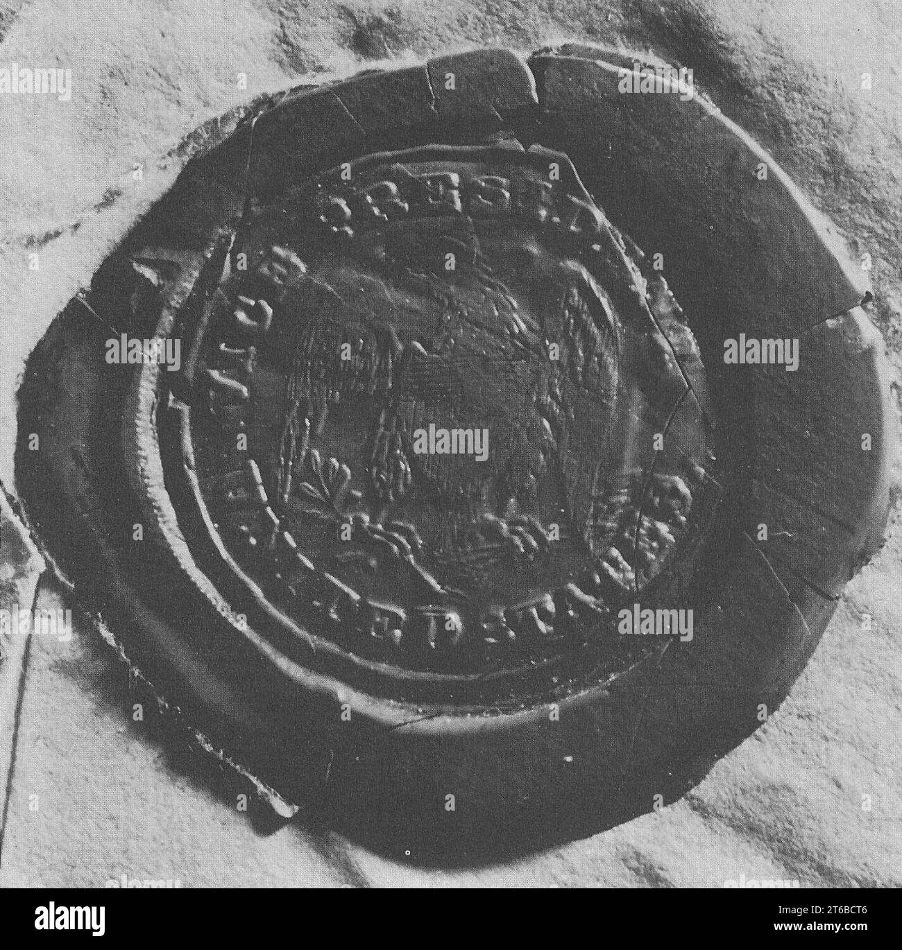 US Vice Presidents seal 1850 Stock Photo - Alamy