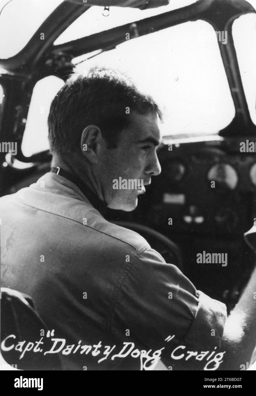 USAAF Captain Doug Craig 1943 Stock Photo - Alamy