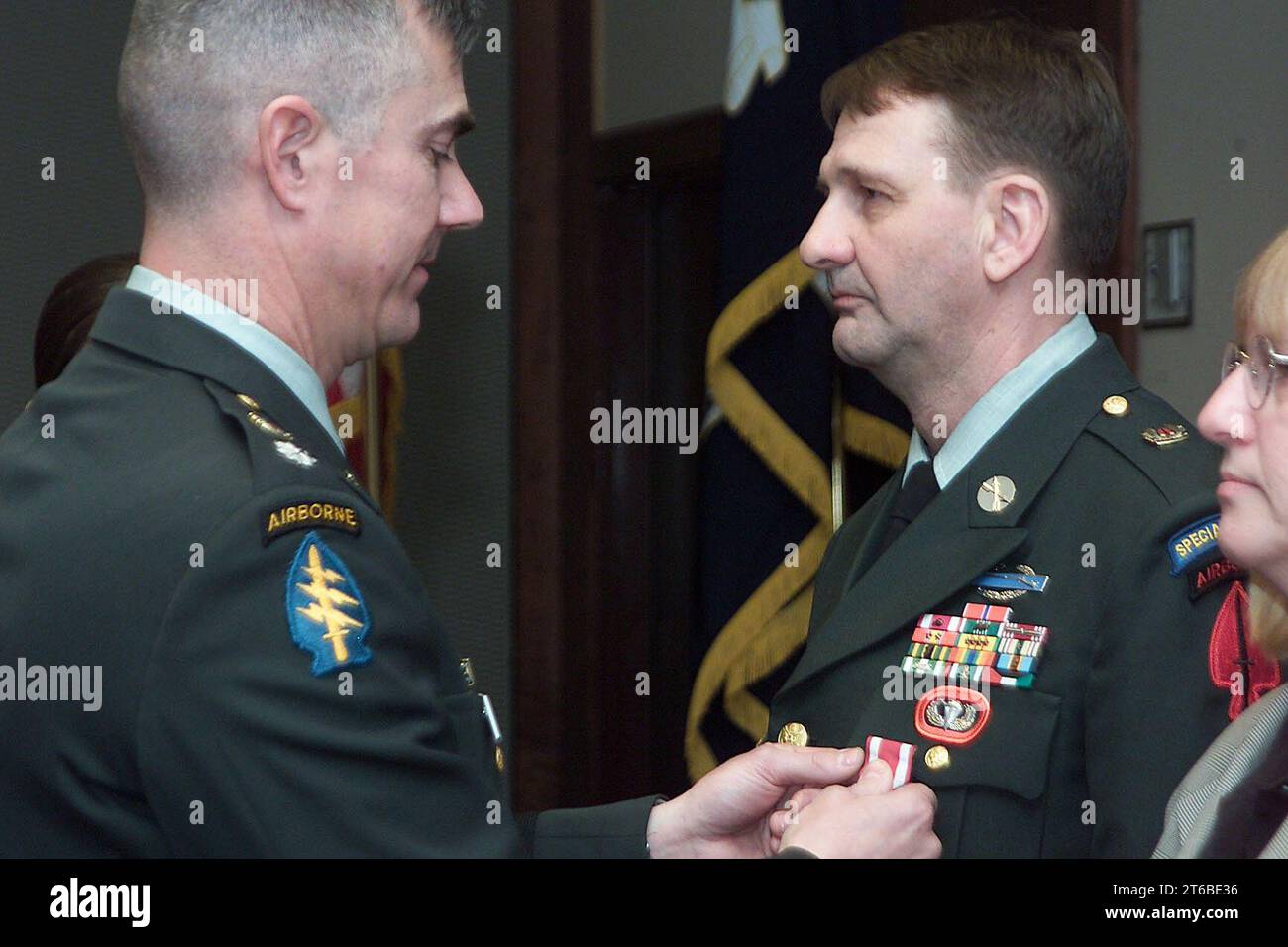 USASOC awarded for a medal Stock Photo - Alamy