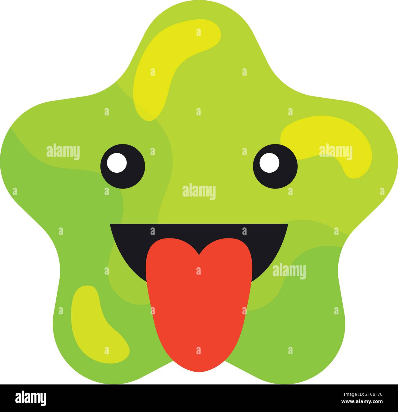Isolated happy cute star shape emoji Vector Stock Vector Image & Art ...