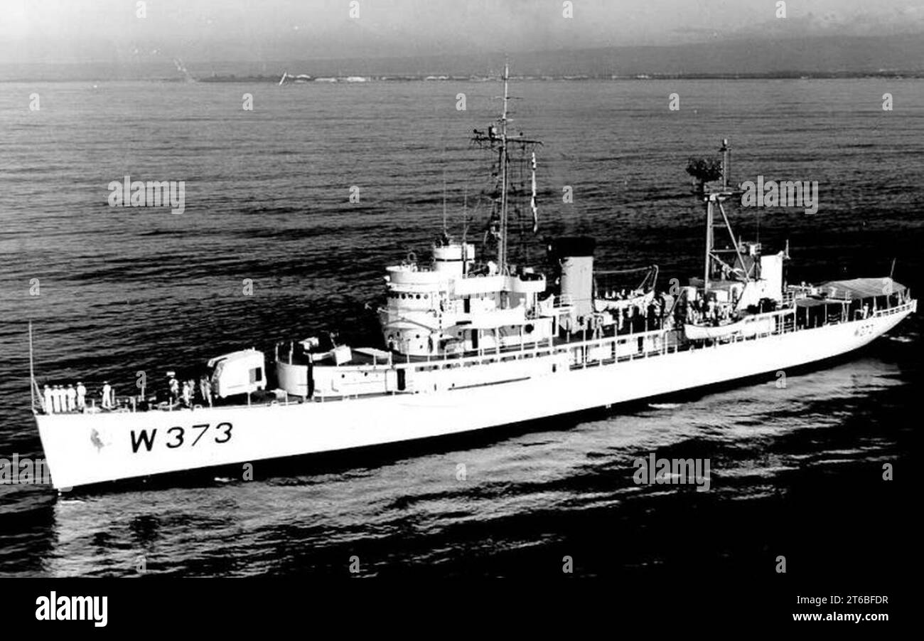USCGC Matagorda (WAVP-373) underway in 1965 Stock Photo - Alamy