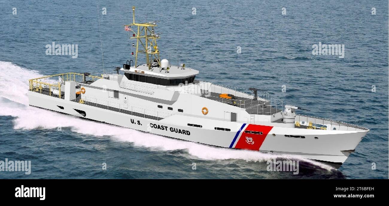 USCGC Sentinel -- artist's rendition -d Stock Photo - Alamy
