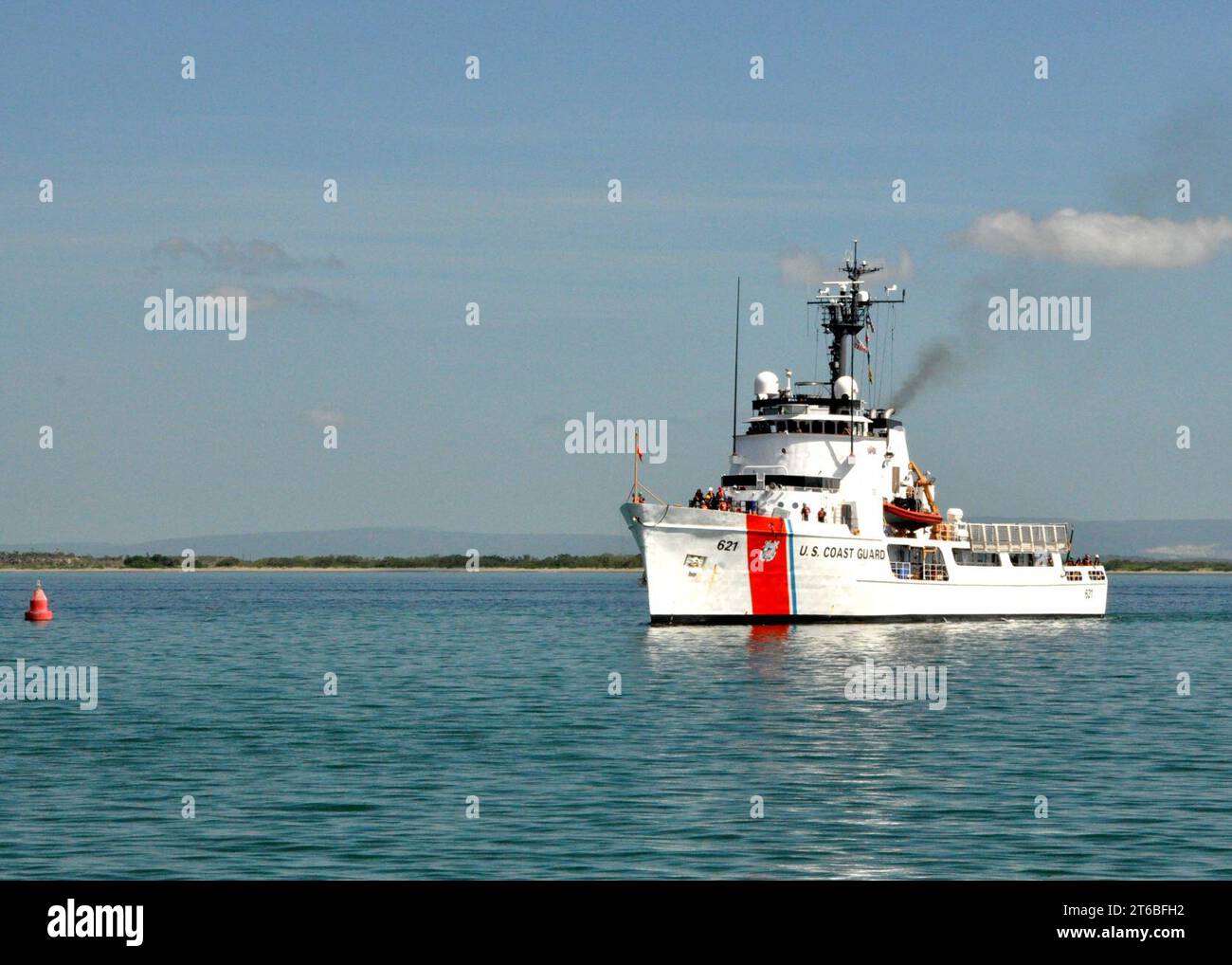 USCGC Valiant Pulls Into GTMO Stock Photo - Alamy