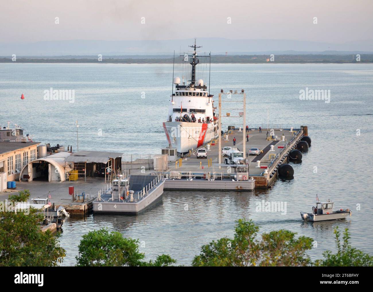 USCGC Valiant Pulls Into GTMO Stock Photo - Alamy