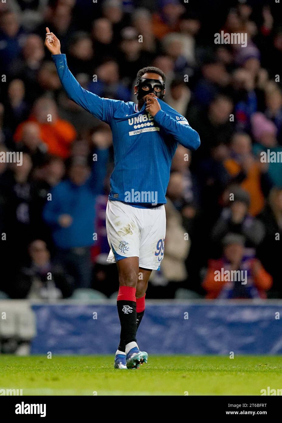 Rangers' Danilo celebrates after scoring their sides first goal during ...