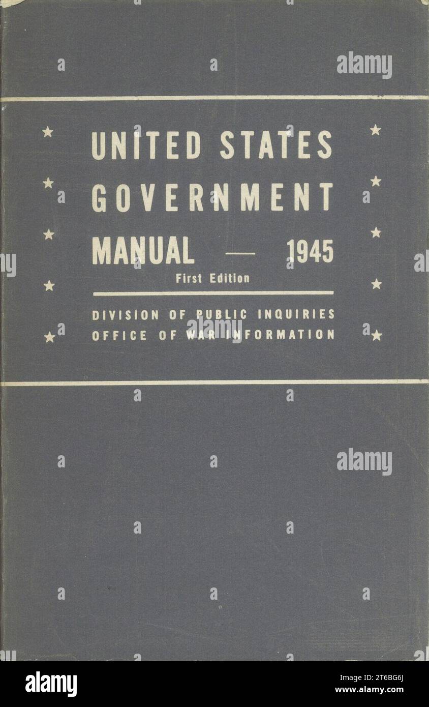 USGM 1945 First Edition Stock Photo - Alamy