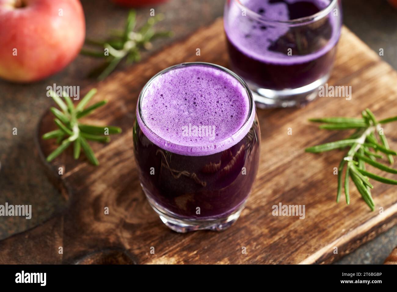 Fresh homemade cabbage juice Stock Photo - Alamy