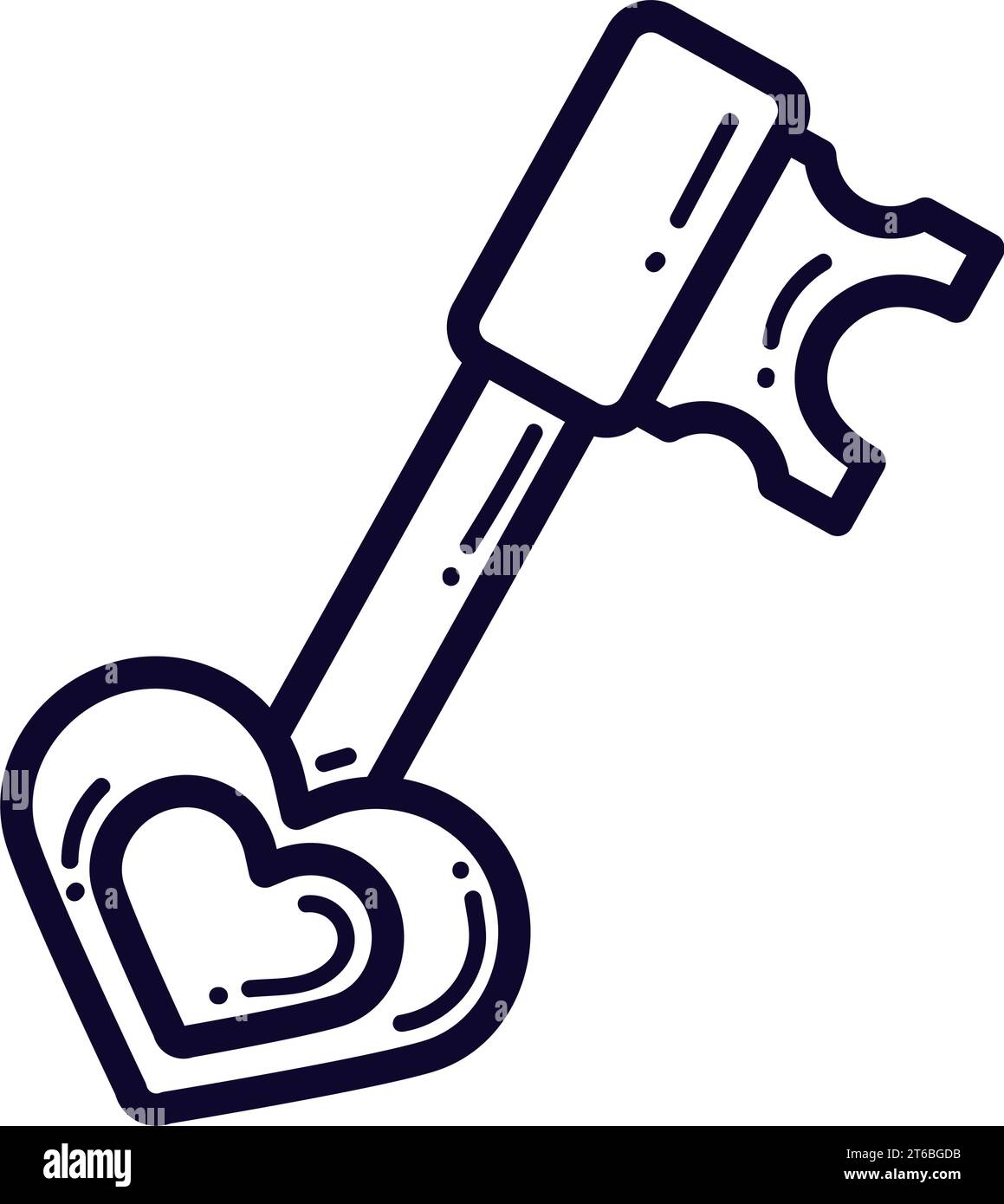 Isolated old castle key Royalty icon Vector Stock Vector Image & Art ...