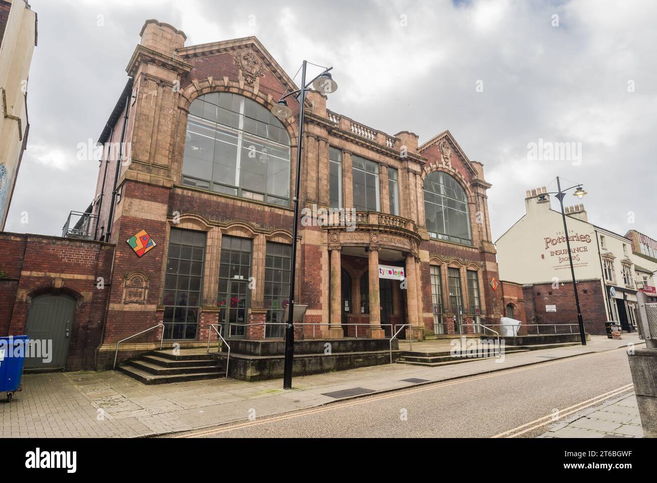 Burslem, Stoke on Trent, England, March 21st 2023. Burslem School Of Art Collage, education ...