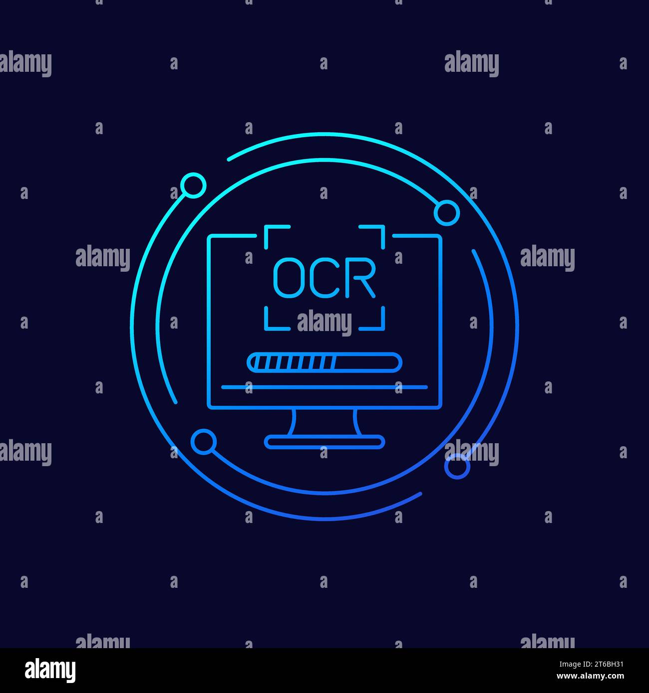 Character recognition software Stock Vector Images - Alamy