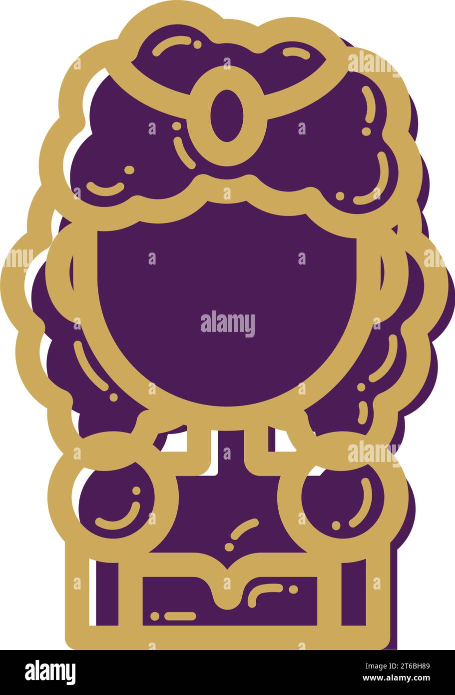 ISolated princess icon Royalty icon Vector Stock Vector Image & Art - Alamy