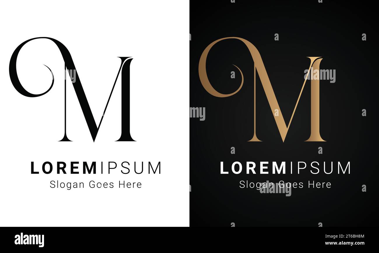 Mv monogram logo Stock Vector Images - Alamy