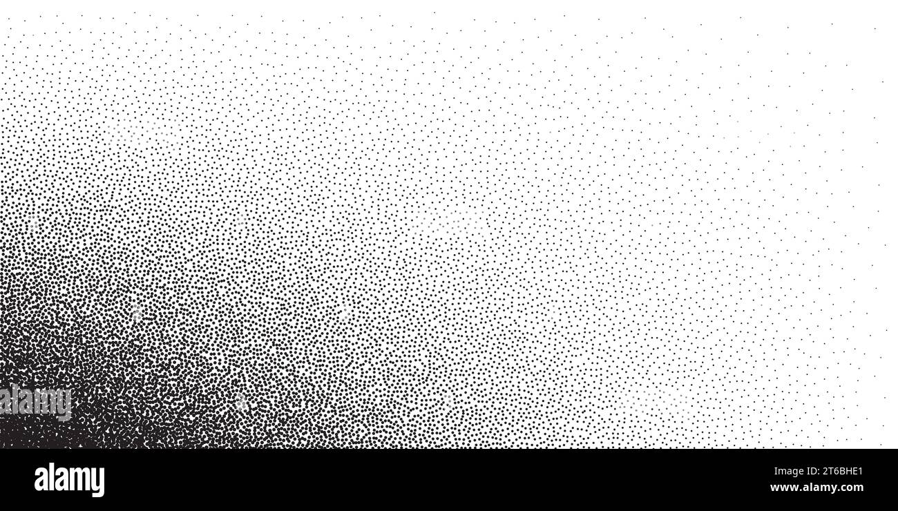 Dotwork pattern background. Black noise stipple dots. Dotted vector ...