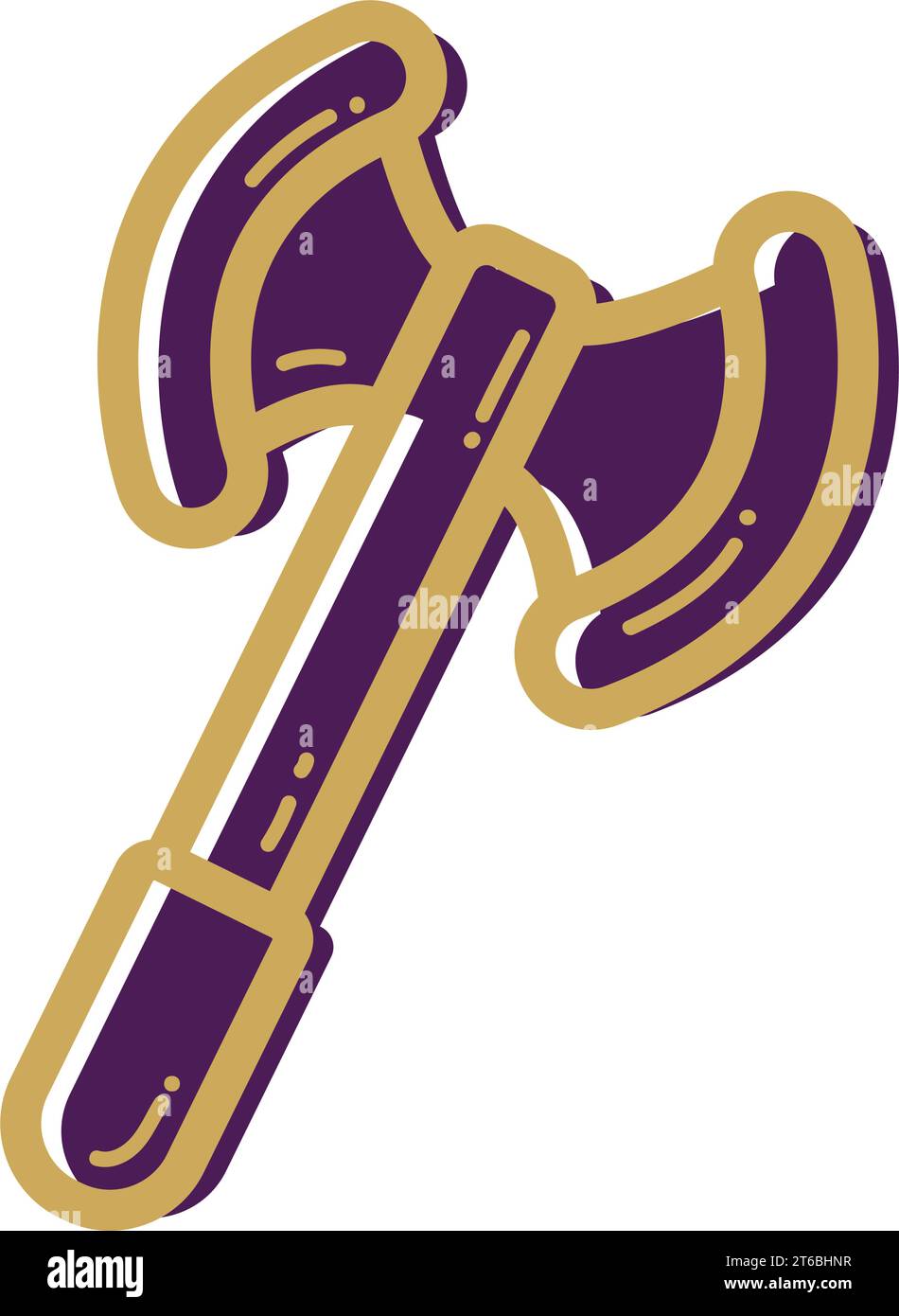 Isolated axe icon MEdieval weapon Vector Stock Vector Image & Art - Alamy