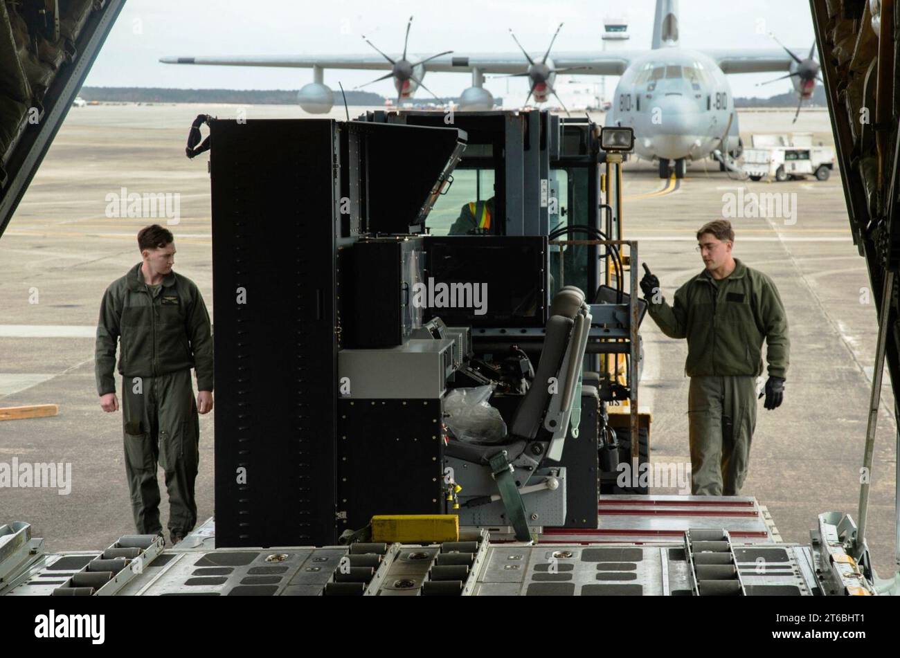 USMC Harvest HAWK Command and Control pallet Stock Photo - Alamy