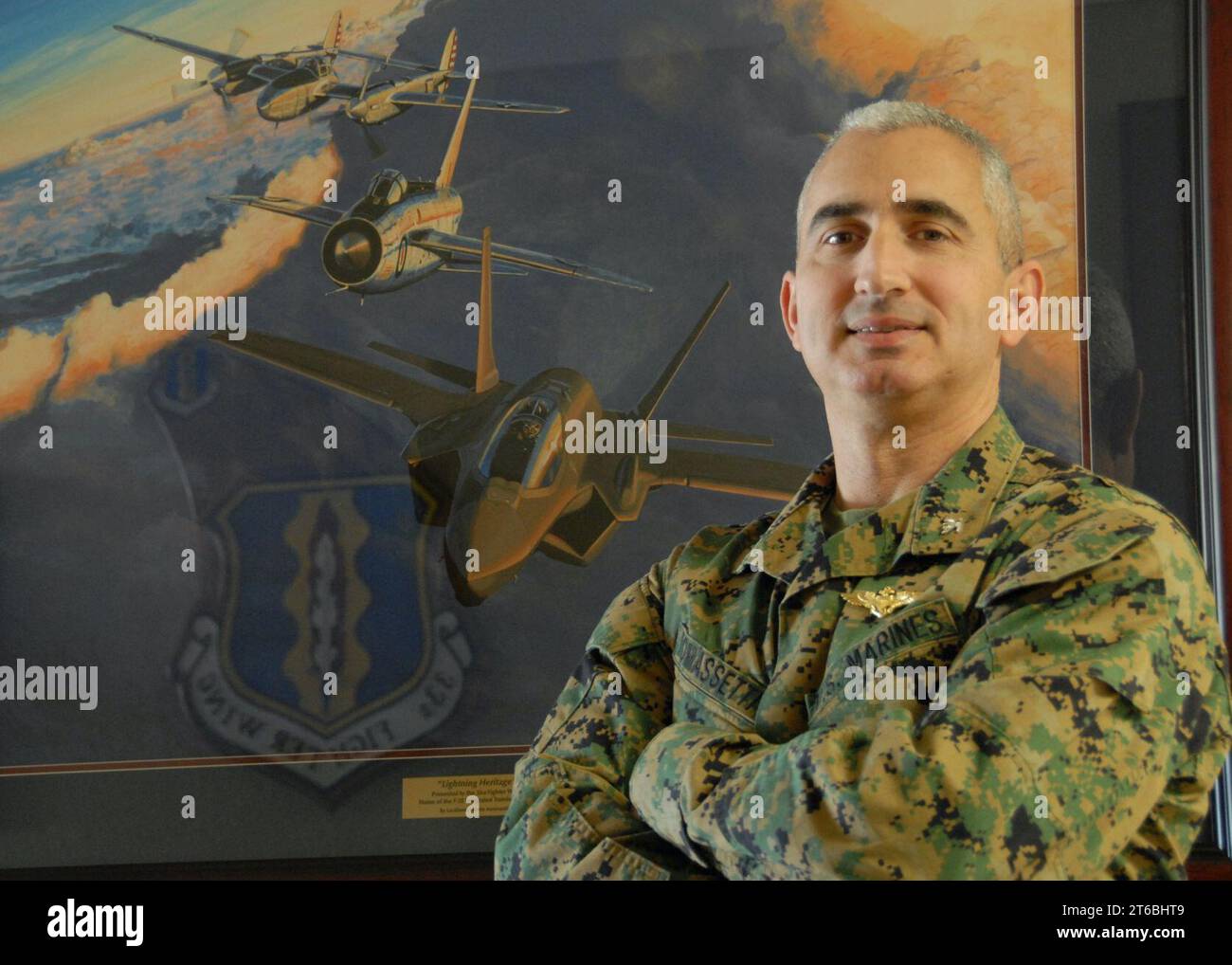 USMC Colonel Art Tomassetti 33rd FW Stock Photo - Alamy