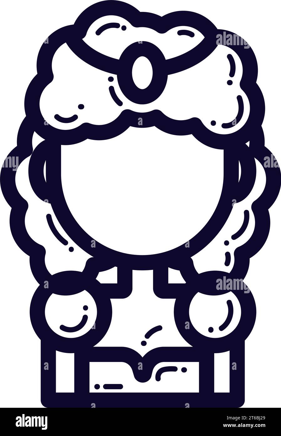 ISolated princess icon Royalty icon Vector Stock Vector Image & Art - Alamy