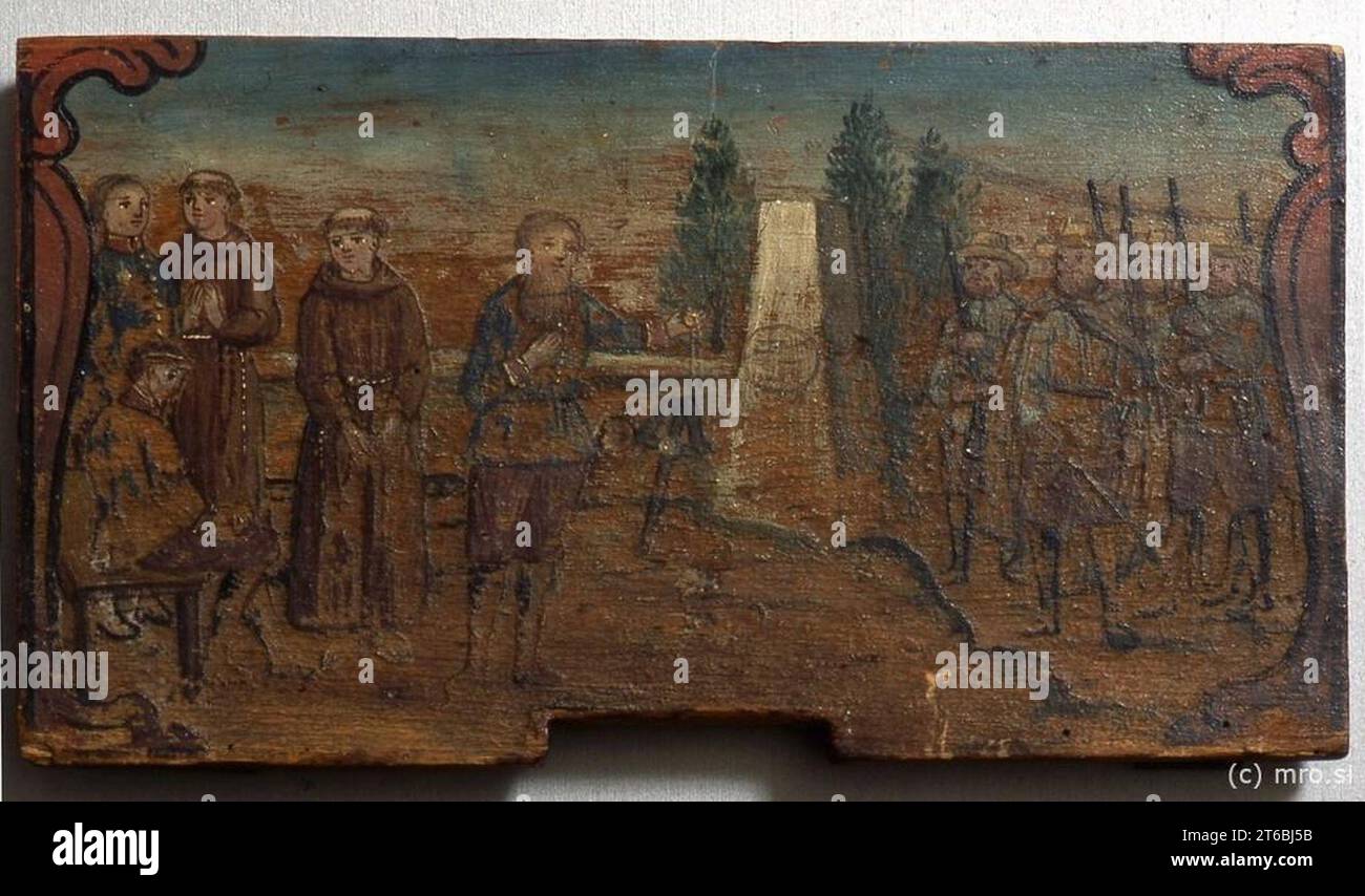 Usmrtitev nadvojvode Maksimilijana v Mehiki (panjska končnica Stock ...