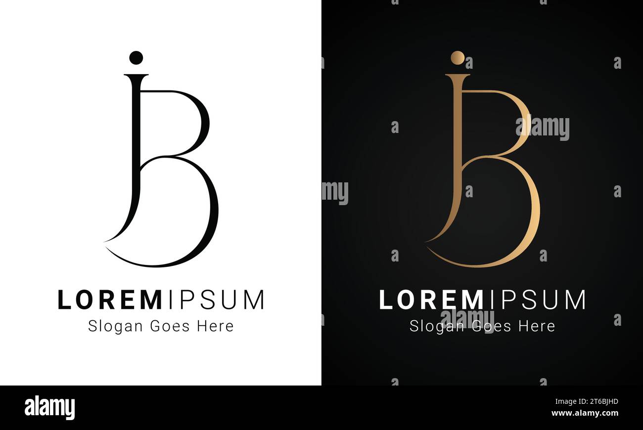 J b letter Stock Vector Images - Alamy