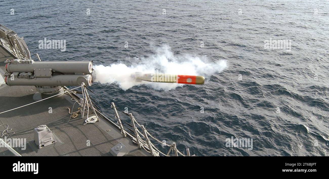 USN MK-46 Mod 5 lightweight torpedo (cropped Stock Photo - Alamy
