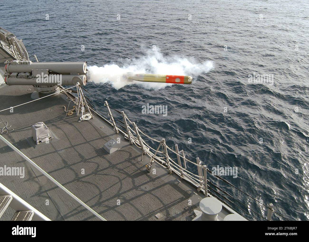 USN MK-46 Mod 5 lightweight torpedo Stock Photo - Alamy