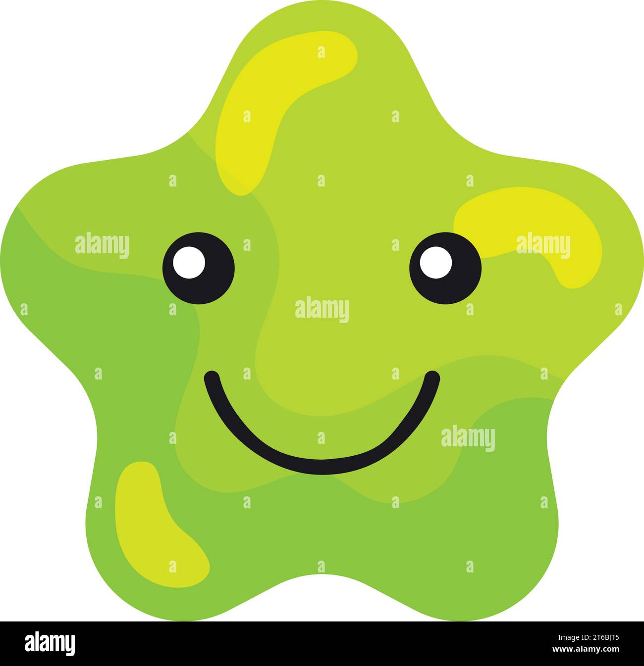 Isolated happy cute star shape emoji Vector Stock Vector Image & Art ...