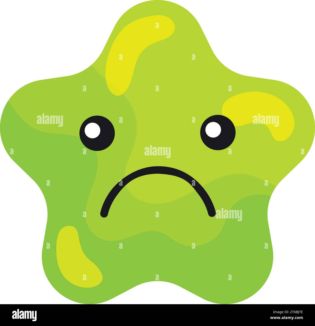 Isolated sad cute star shape emoji Vector Stock Vector Image & Art - Alamy