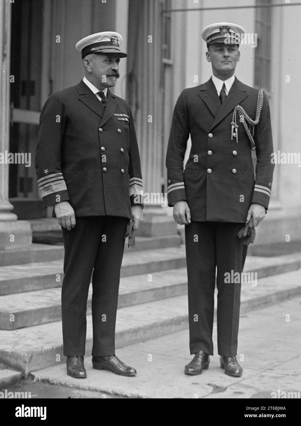 USN VADM Newton McCully and LT Hamilton V. Bryan Stock Photo - Alamy